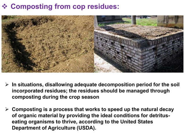 Crop Residue Management for Soil Health Enhancement | PPT | Agriculture ...