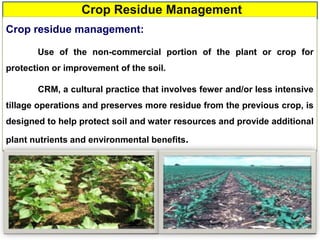 Crop Residue Management for Soil Health Enhancement | PPT