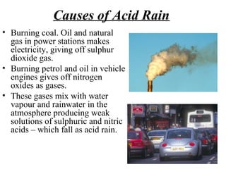 Govinda presentation on acid rain | PPT