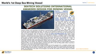 GREEN TECHNOLOGY SOLUTIONS FOR DEEP SEA MINING LOGISTICS | PDF