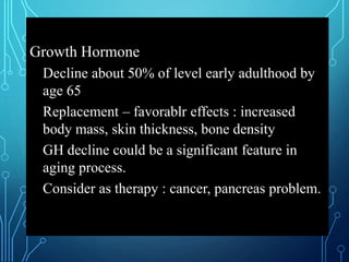 Age Related Changes of Endocrine System Histology | PPTX