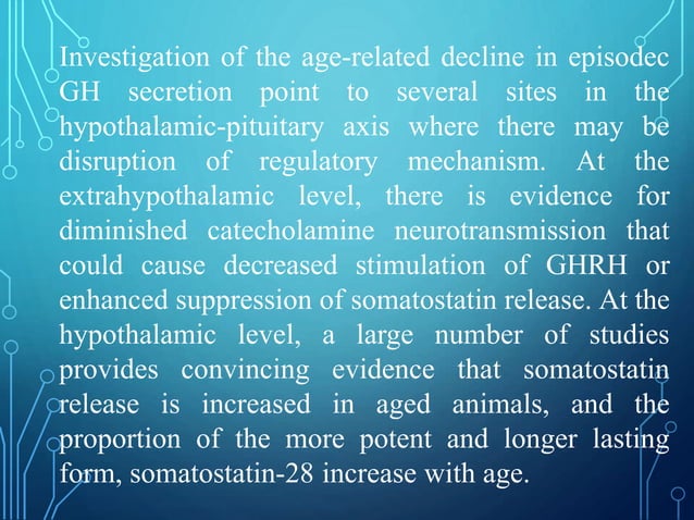 Age Related Changes of Endocrine System Histology | PPTX