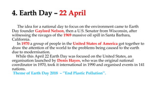 Govind major events of environmental days | PPTX