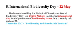 Govind major events of environmental days | PPTX