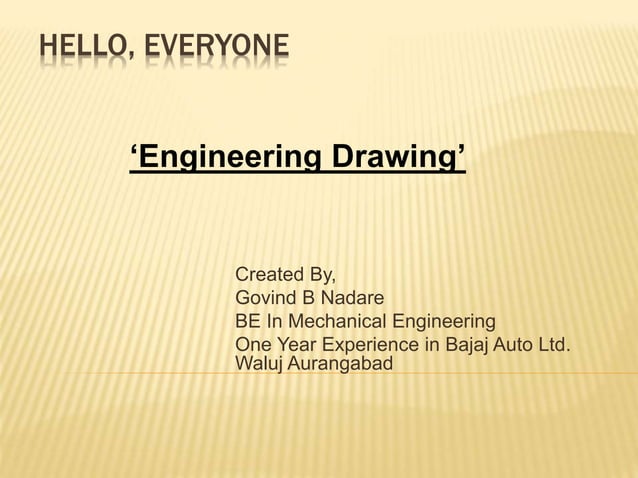Engineering Drawing basics.ppt | Drawing and Sketching | Arts and Crafts