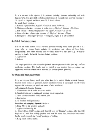 training report of locomotive diesel shed | DOCX