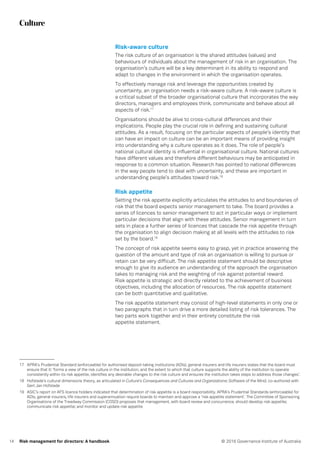 Risk Management for Directors - Governance Institute | PDF