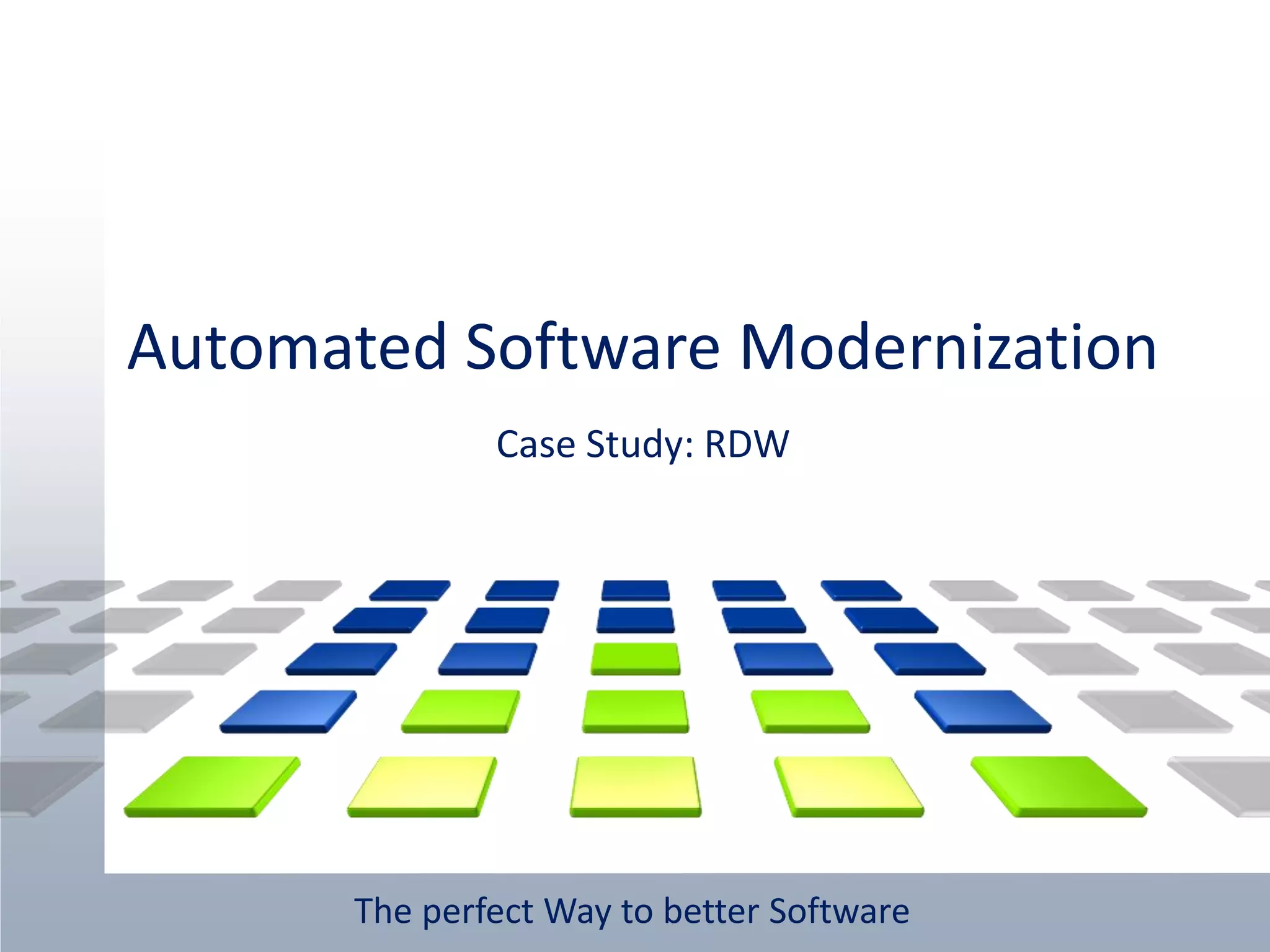 Automated Software Modernization | PPT