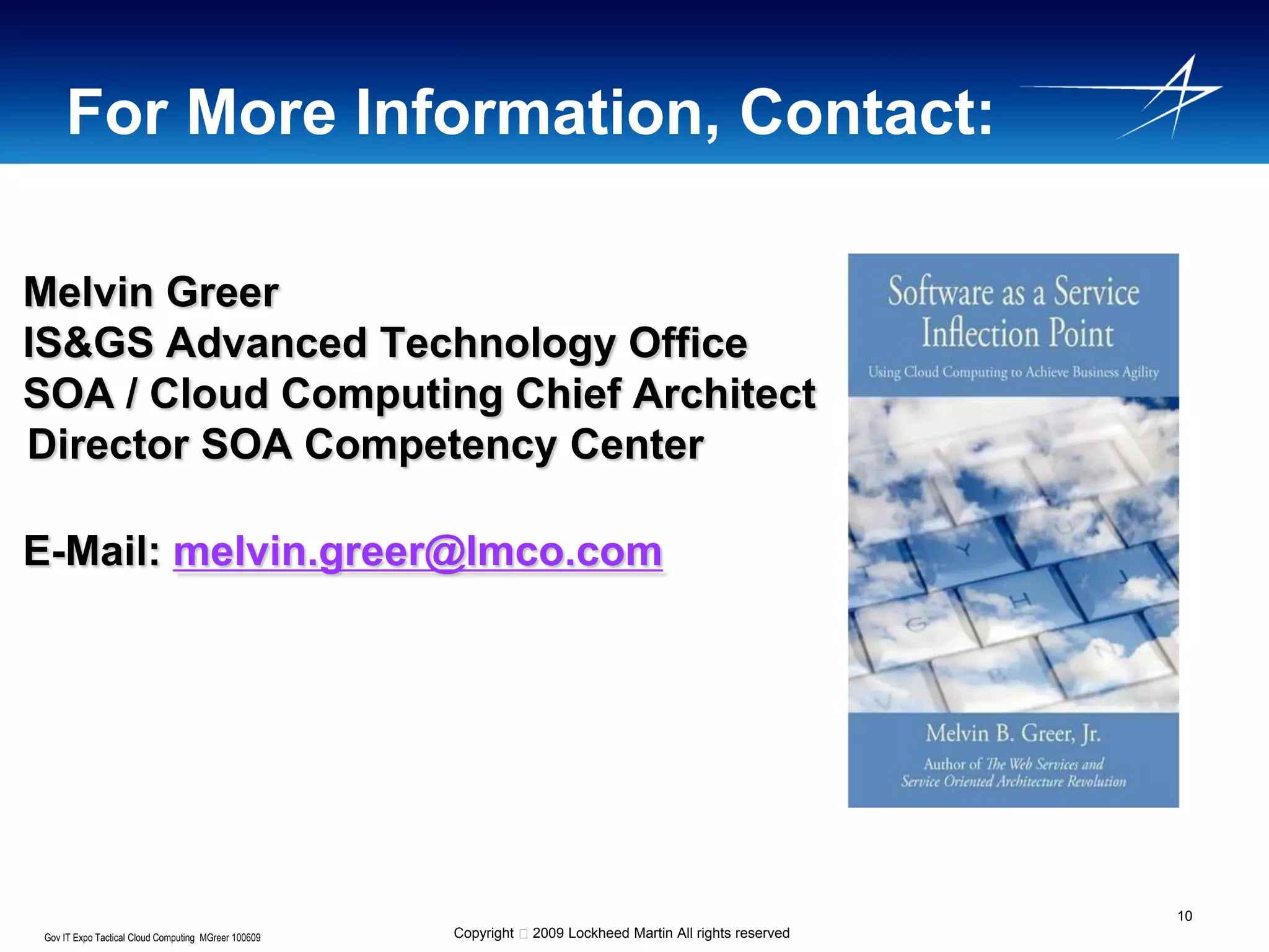 Lockheed Martin Deployment Cloud Design Patterns | PDF | Cloud ...