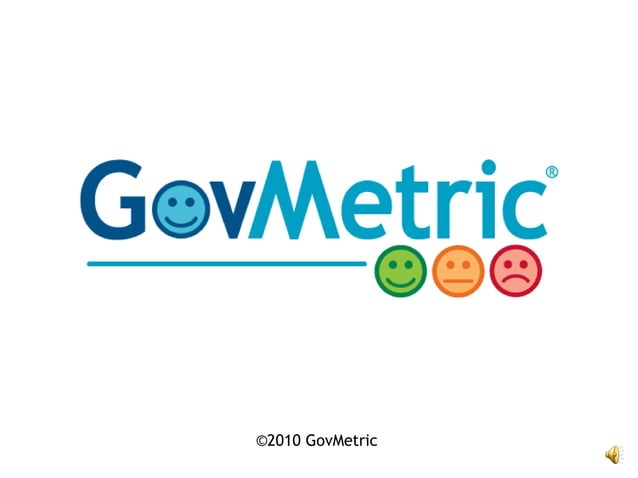 Introduction to GovMetric | PPT