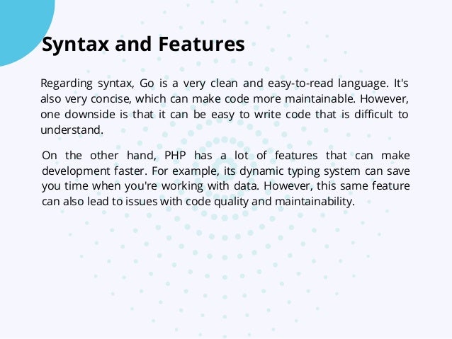 Go vs PHP: Is the latter still better than the former? | PPT