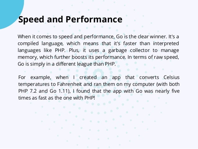 Go vs PHP: Is the latter still better than the former? | PPT