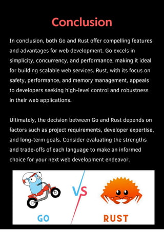 Go vs Rust: The Ultimate Guide to Choosing Your Next Language | PDF