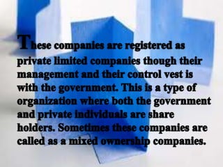 Govt. companies | PPTX