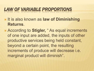 Law of Returns | PPTX