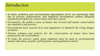 Govt. Initiatives for Environment Conservation.pptx