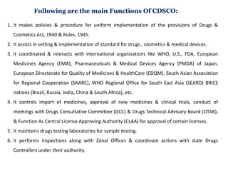 Role of all the Govt. pharma regulator Bodies.pptx
