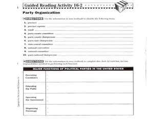 Govt 16 Guided Reading | PPS