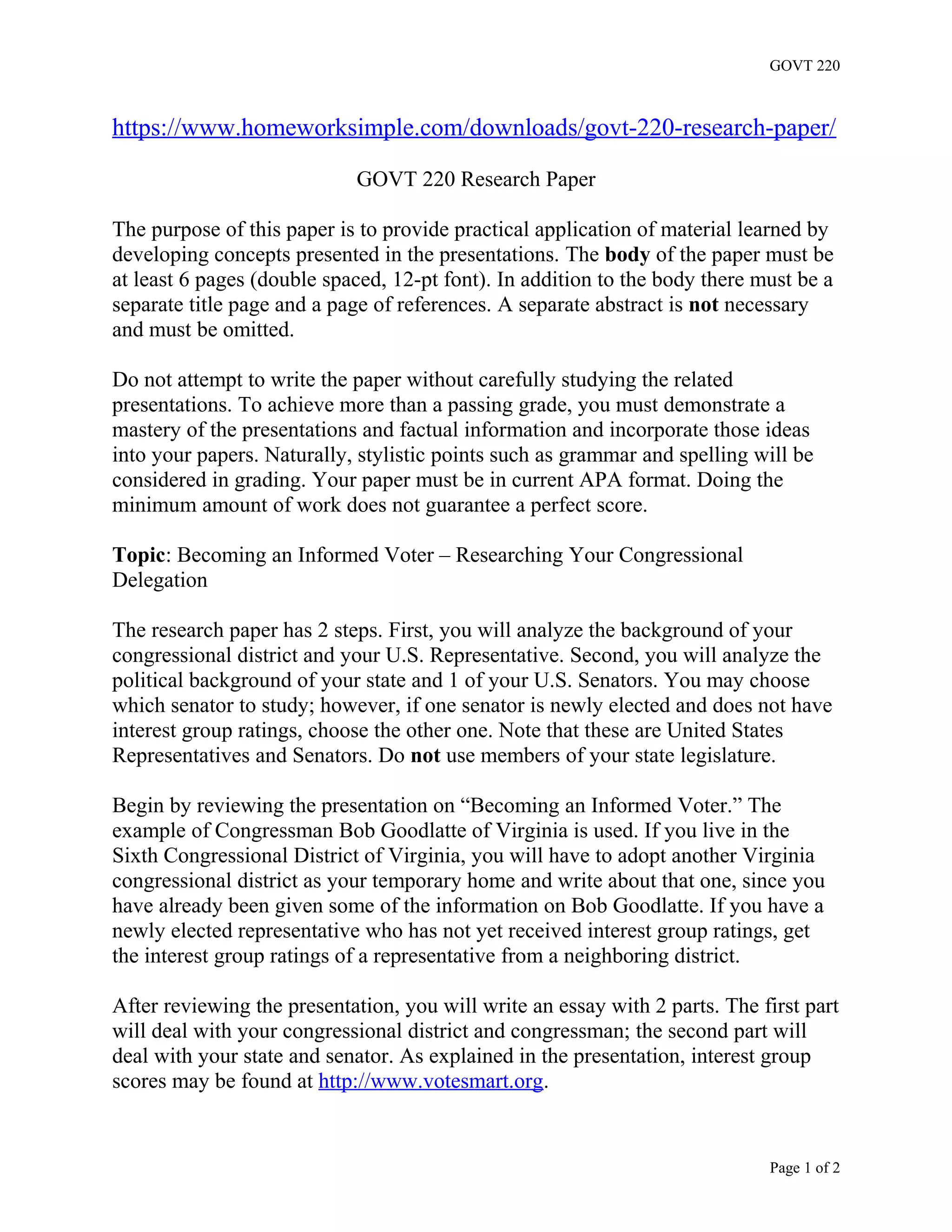 Govt 220 research paper liberty | DOC