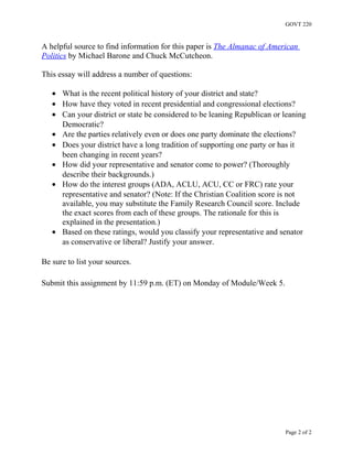 Govt 220 research paper liberty | DOC