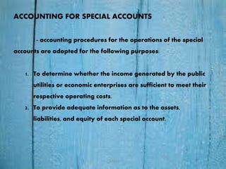 Govt acct chapter 9 for LGUs | PPTX