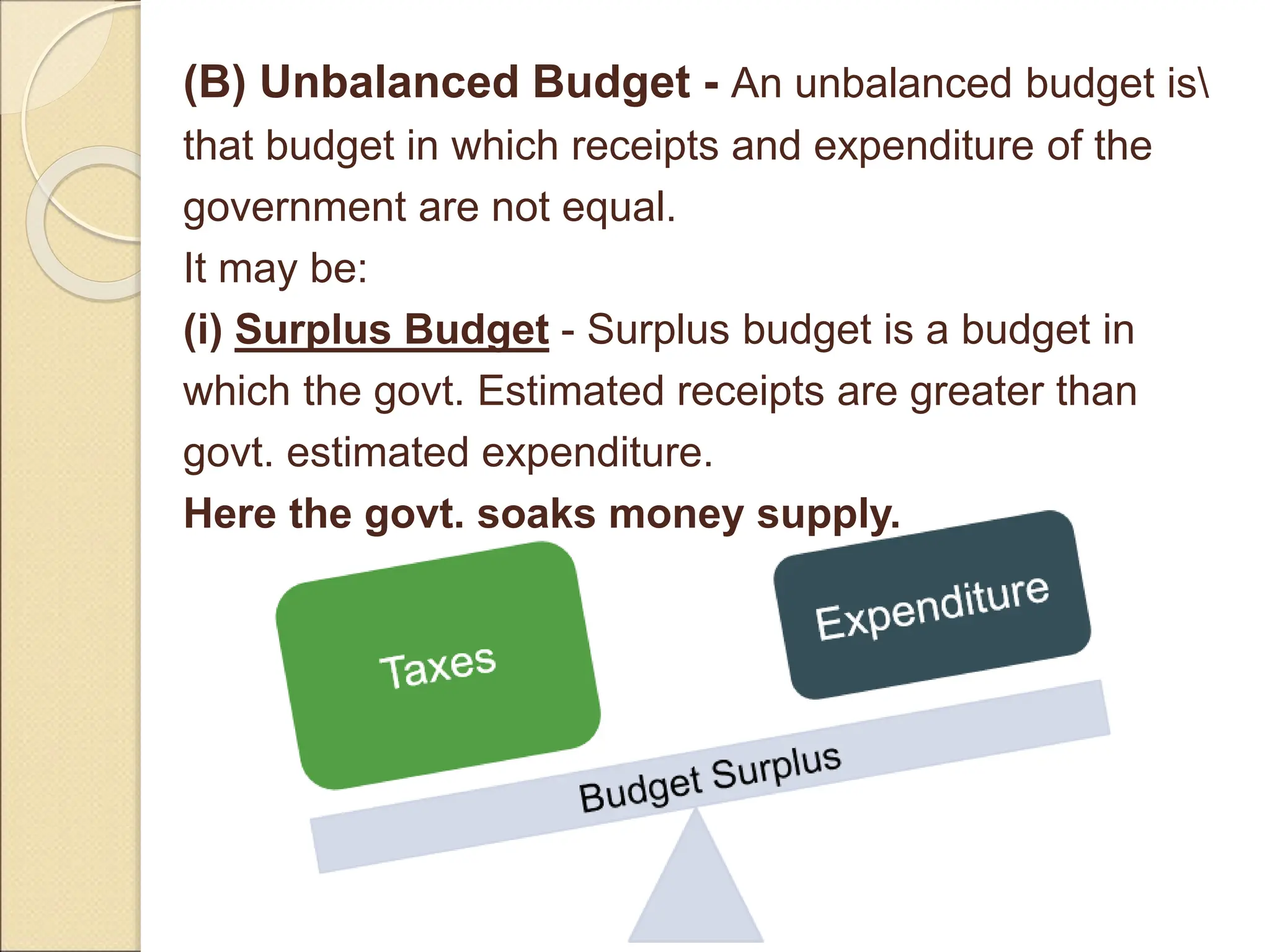 govt budget and the economy for sust.ppt