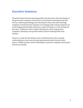 Govtech: is the Industry at an Inflection Point? | PDF
