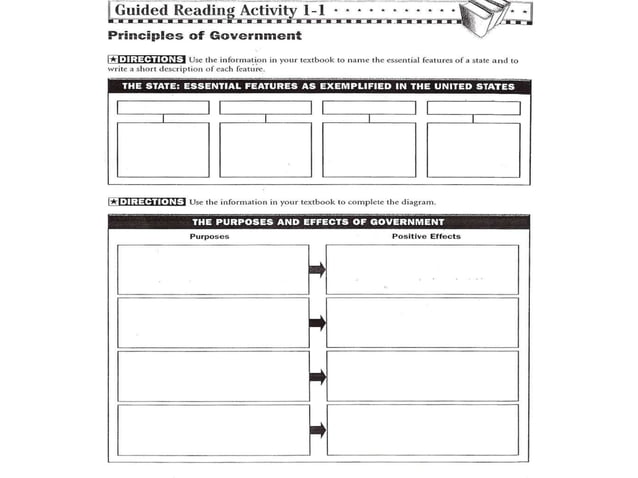 Govt Guided Reading 1. | PPS