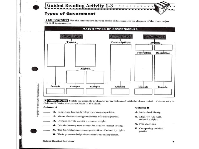 Govt Guided Reading 1. | PPS