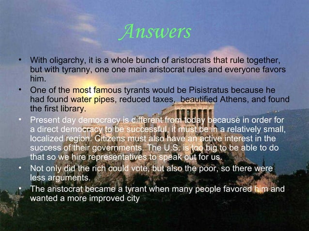 The Governments of Ancient Greece | ODP