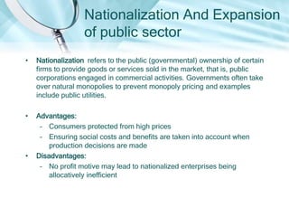 Govt intervention in economy | PPTX | Government Support and Welfare ...