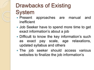 Interactive career Guidance system using | PPTX | Search | Internet