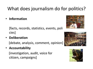 The role of media in British politics | PPTX