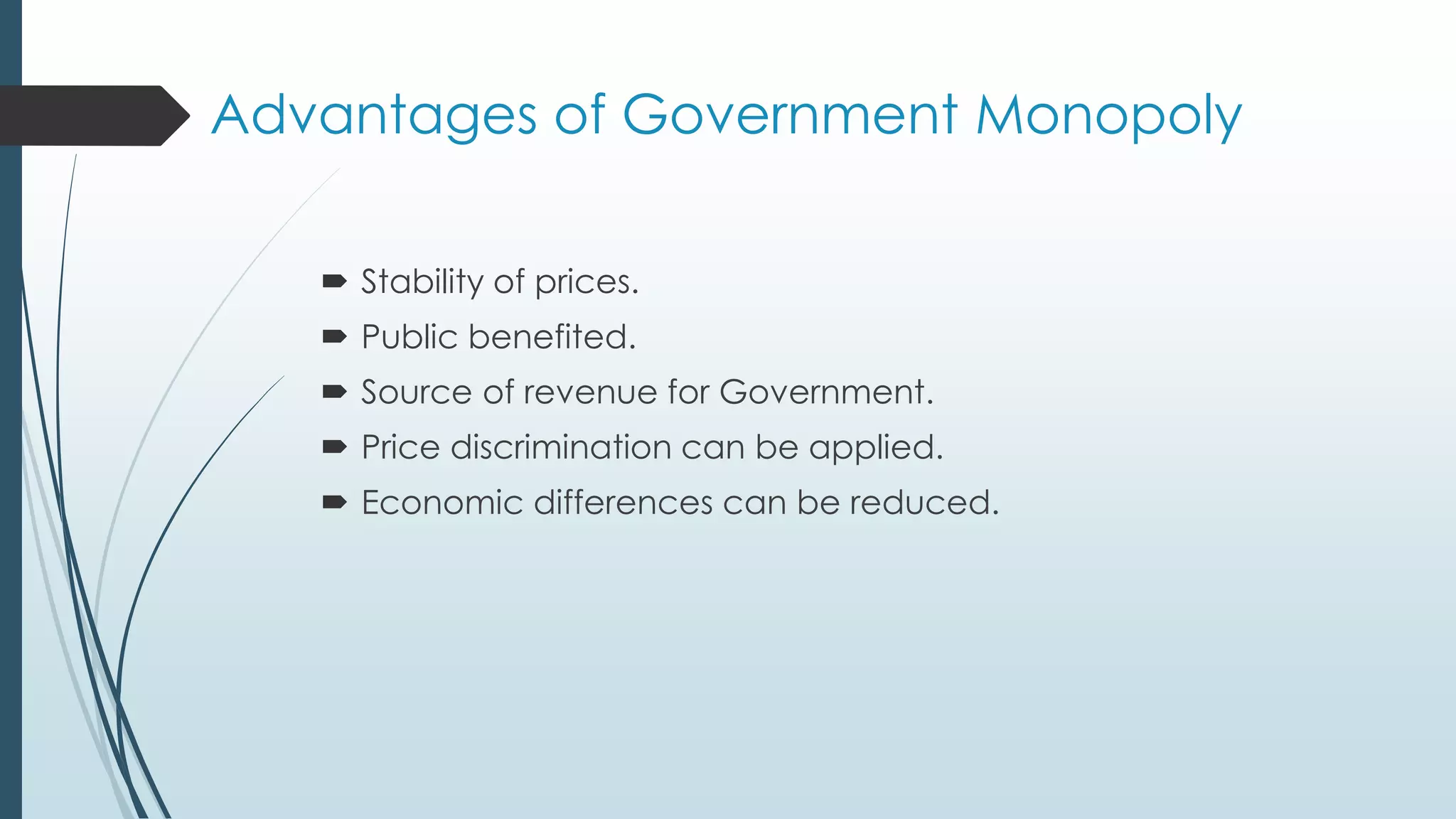 Govt monopoly in India | PPTX