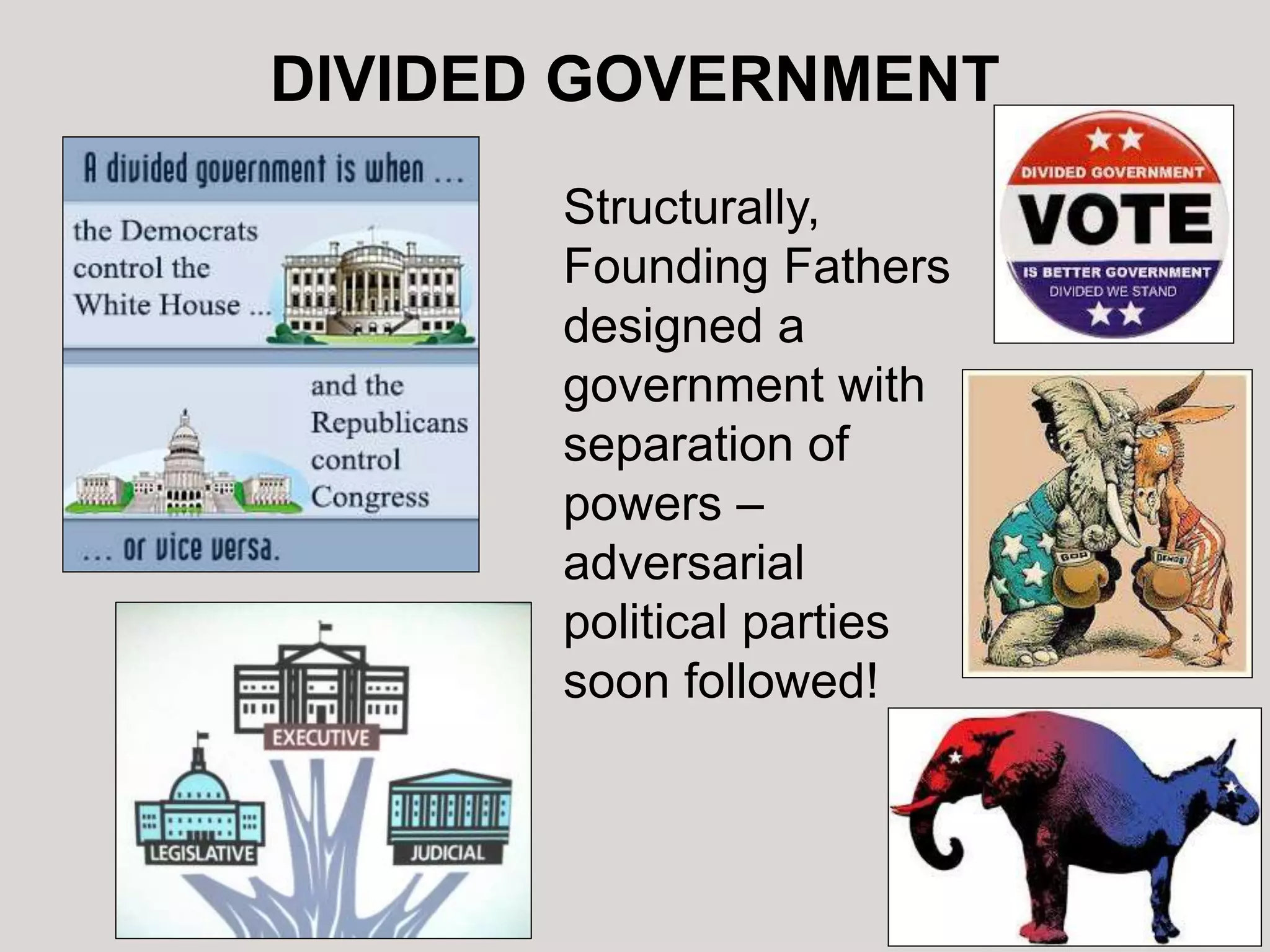 Divided Government: Conflict and Consensus | PPTX