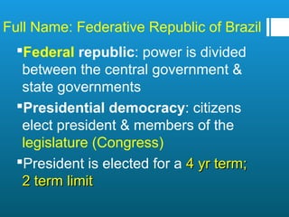 Govt of brazil mexico and cuba | PPT