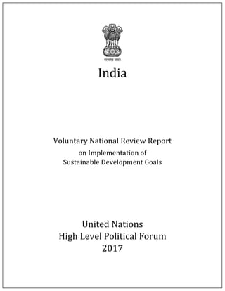 Government of India - SDG Report | PDF