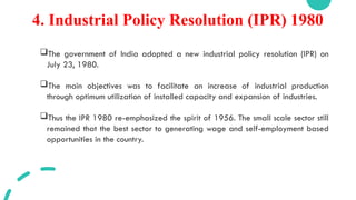 Govt policy & schemes for EDP.pptx different government policy are ...
