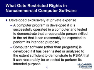 Government Rights in Data Under DoD Contracts | PDF