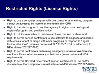 Government Rights in Data Under DoD Contracts | PDF
