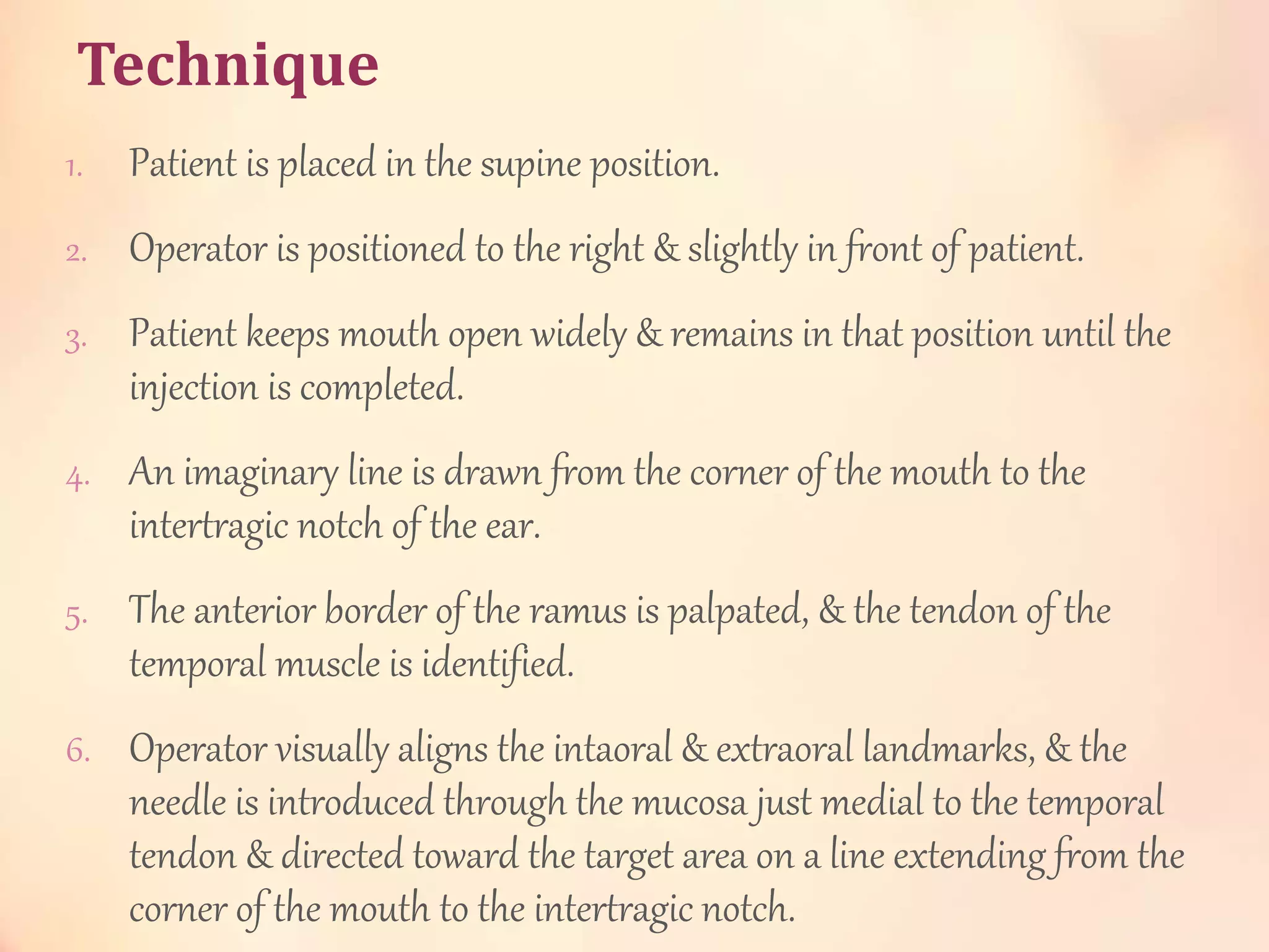 Gow gates & vazirani akinosi technique of nerve | PPTX