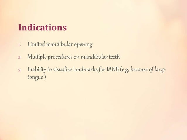 Gow gates & vazirani akinosi technique of nerve | PPTX