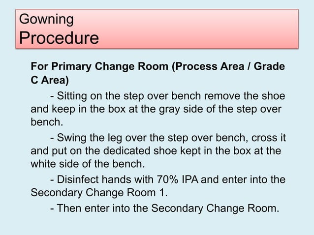 Gowning | PPTX