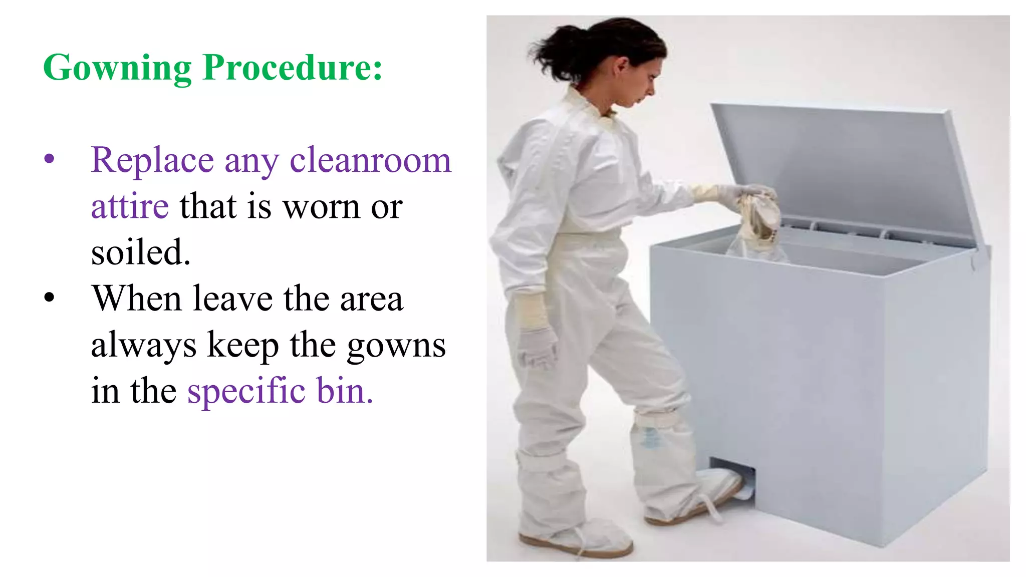 Gowning Procedure in Pharmaceuticals Company | PPTX