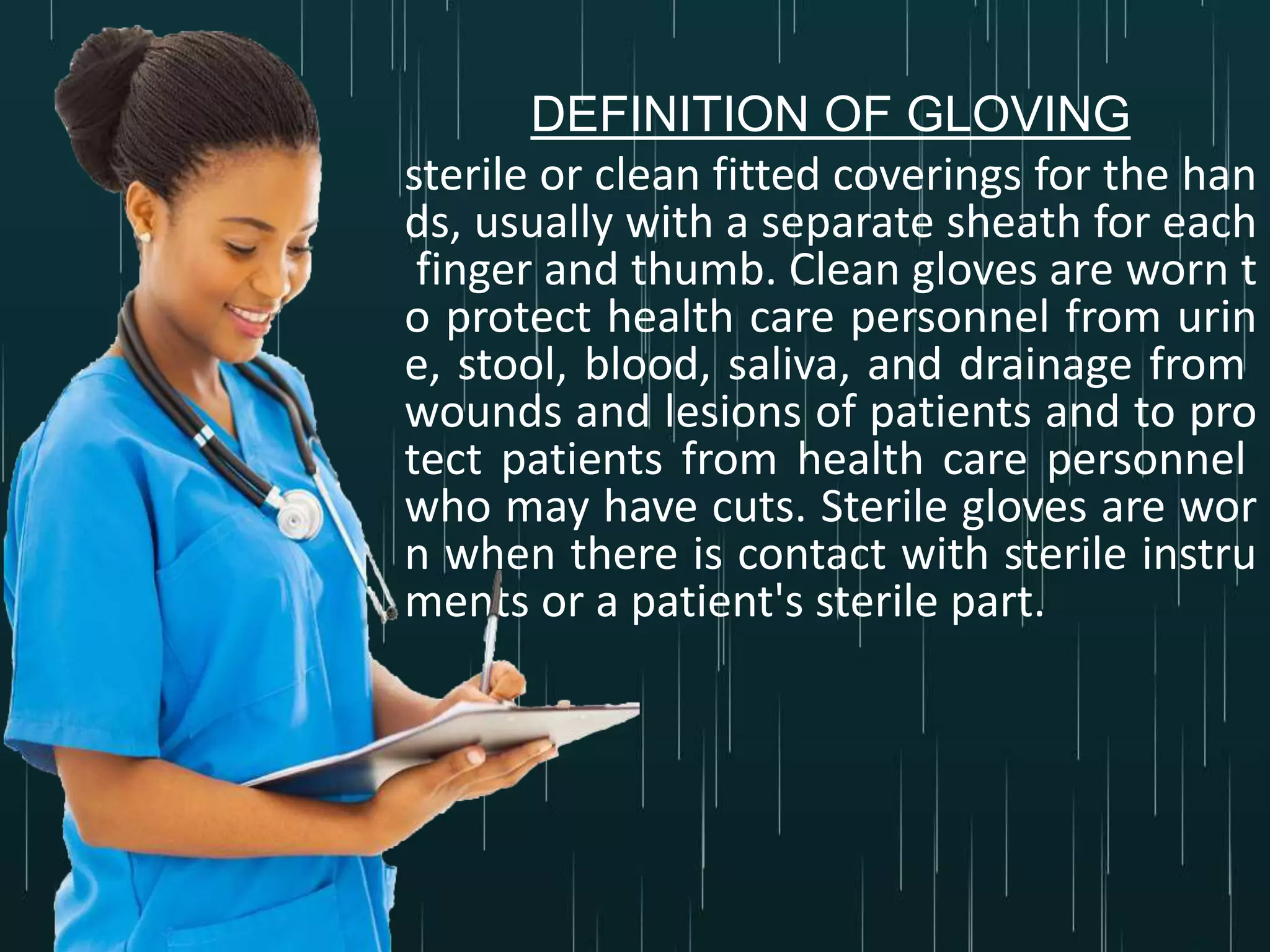 Gowning and gloving technique Presented By Mohammed Haroon Rashid At ...