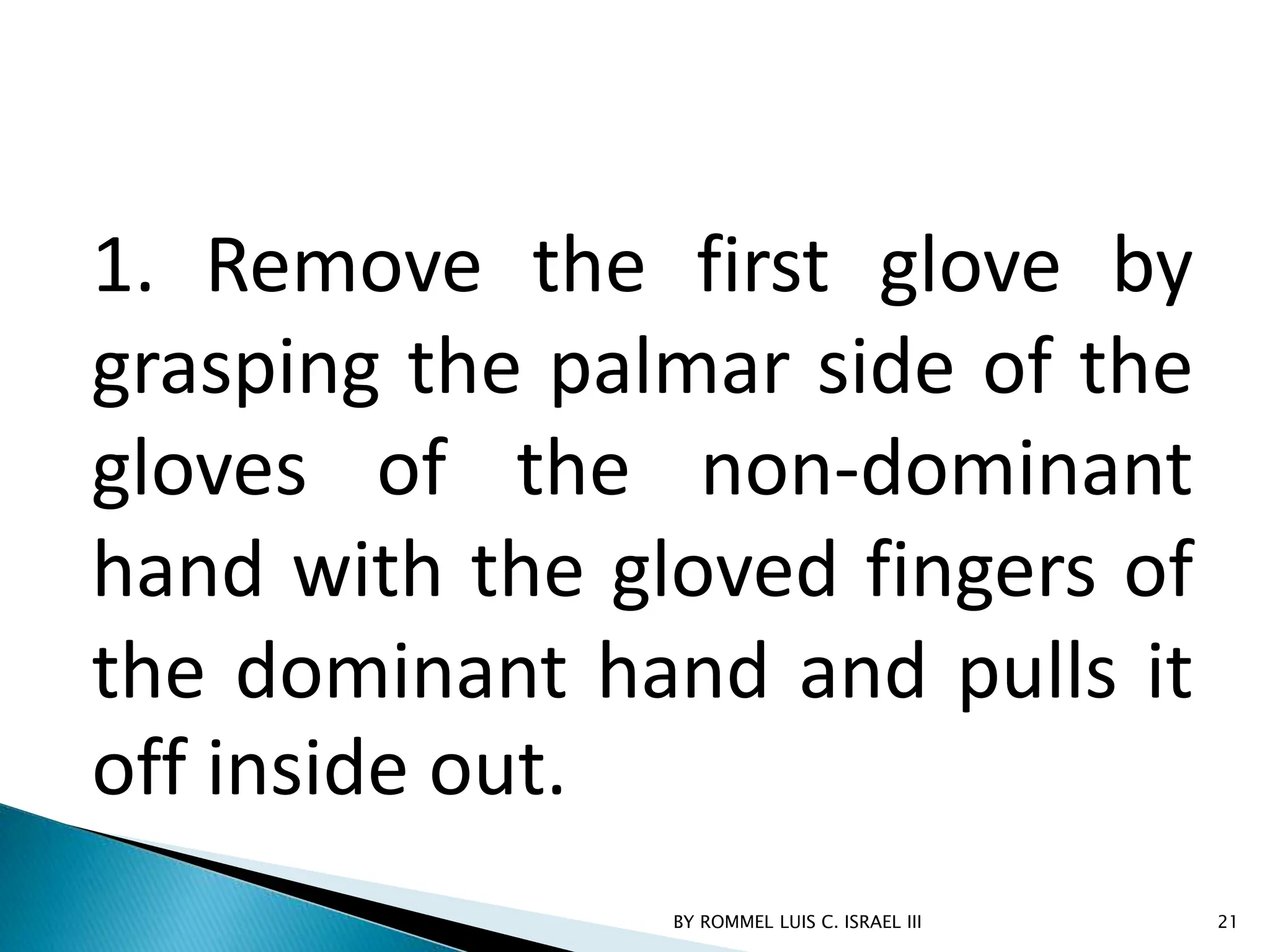 GOWNING AND GLOVING TECHNIQUE | PPTX