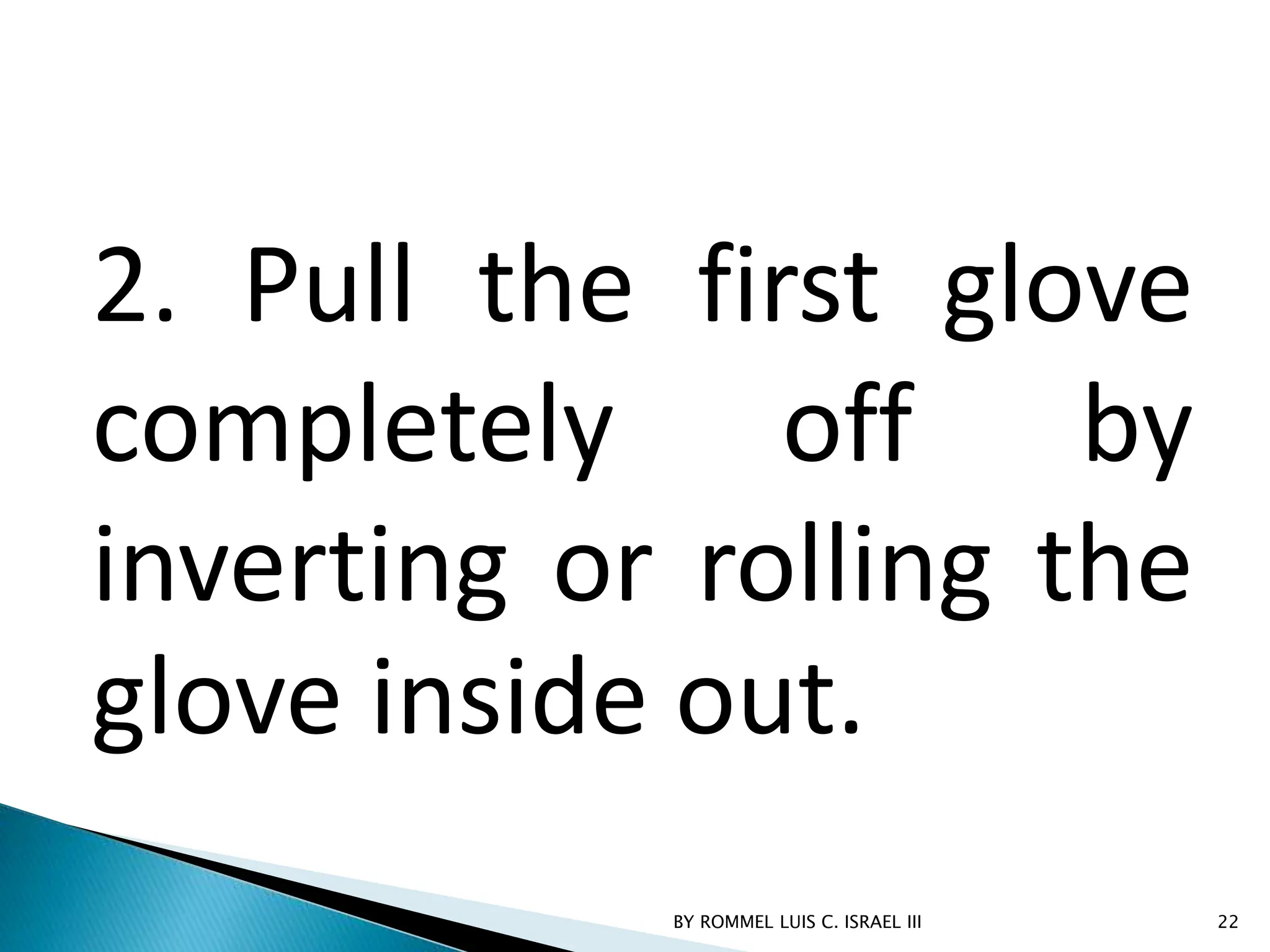 GOWNING AND GLOVING TECHNIQUE | PPTX