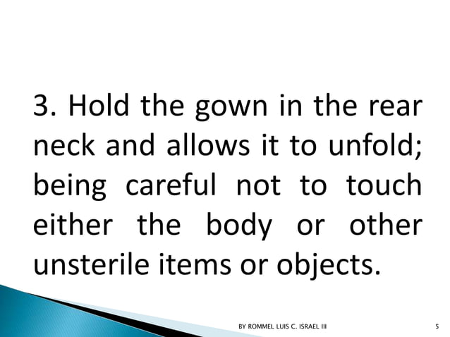 GOWNING AND GLOVING TECHNIQUE | PPTX | First Aid | Injuries
