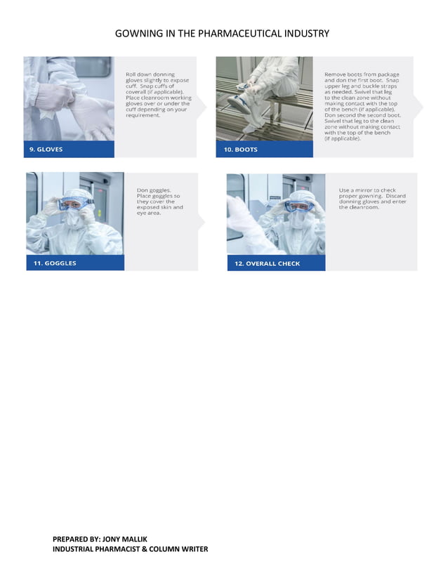 Gowning in the pharmaceutical industry | PDF | Women\'s Clothing | Women\'s Fashion