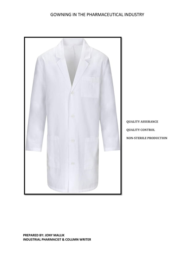 Gowning in the pharmaceutical industry | PDF | Women\'s Clothing | Women\'s Fashion